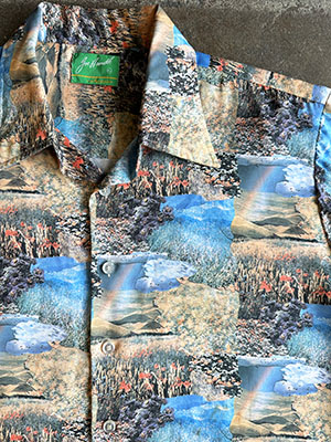 Sazz Vintage Clothing: (XL) Mens Vintage 70s Disco Shirt. Rainbow ...