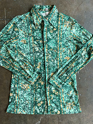 Sazz Vintage Clothing: (M Tall) Mens Vintage 70s Disco Shirt. SHades of ...